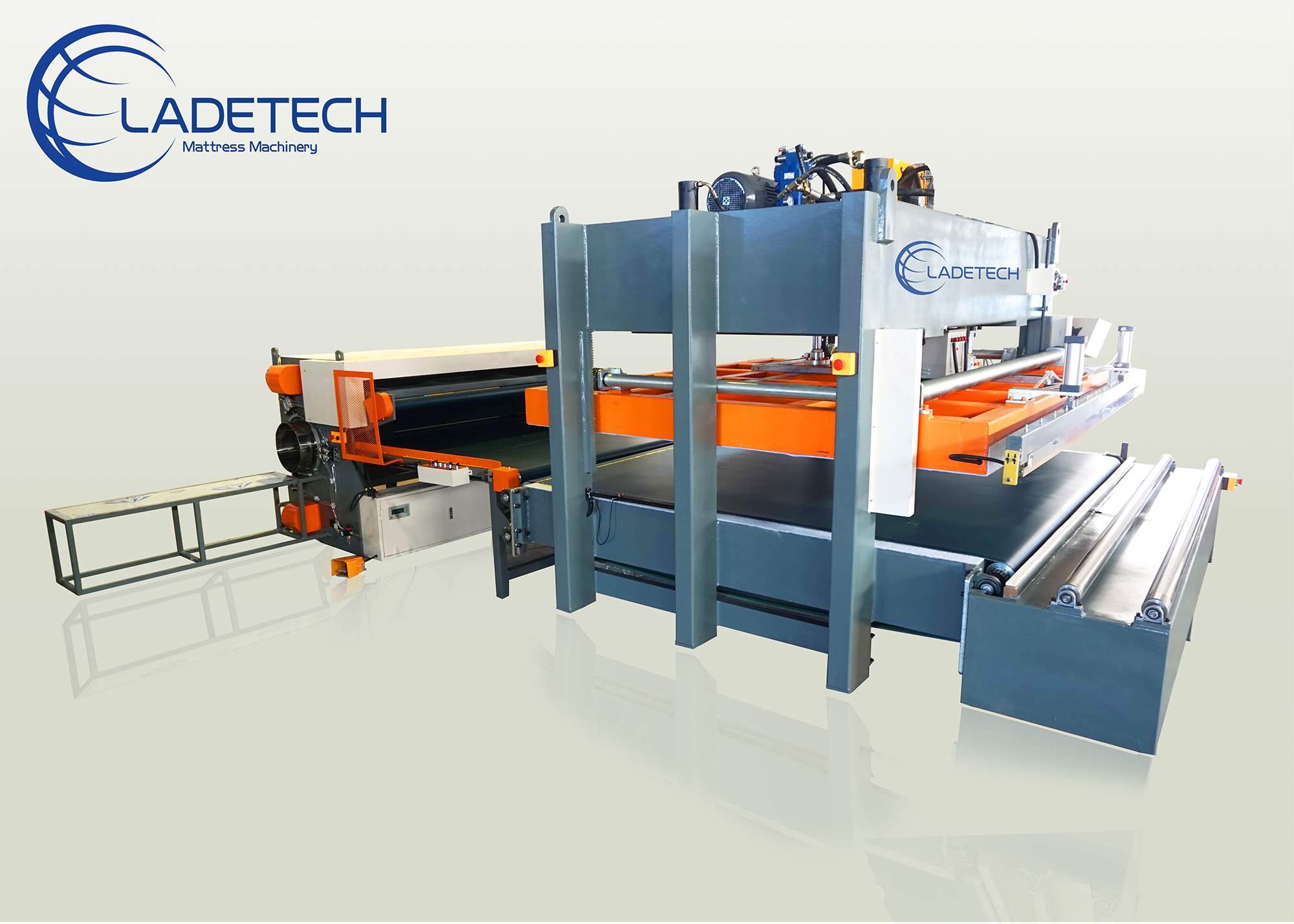 LDT-SCR Mattress Compression And Roll Pack Machine - Ladetech Mattress ...